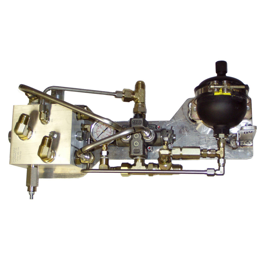 SPOOL CONTROL MANIFOLD, W/BRAND VALVE & ACCUMULATOR – Lindgren-Pitman
